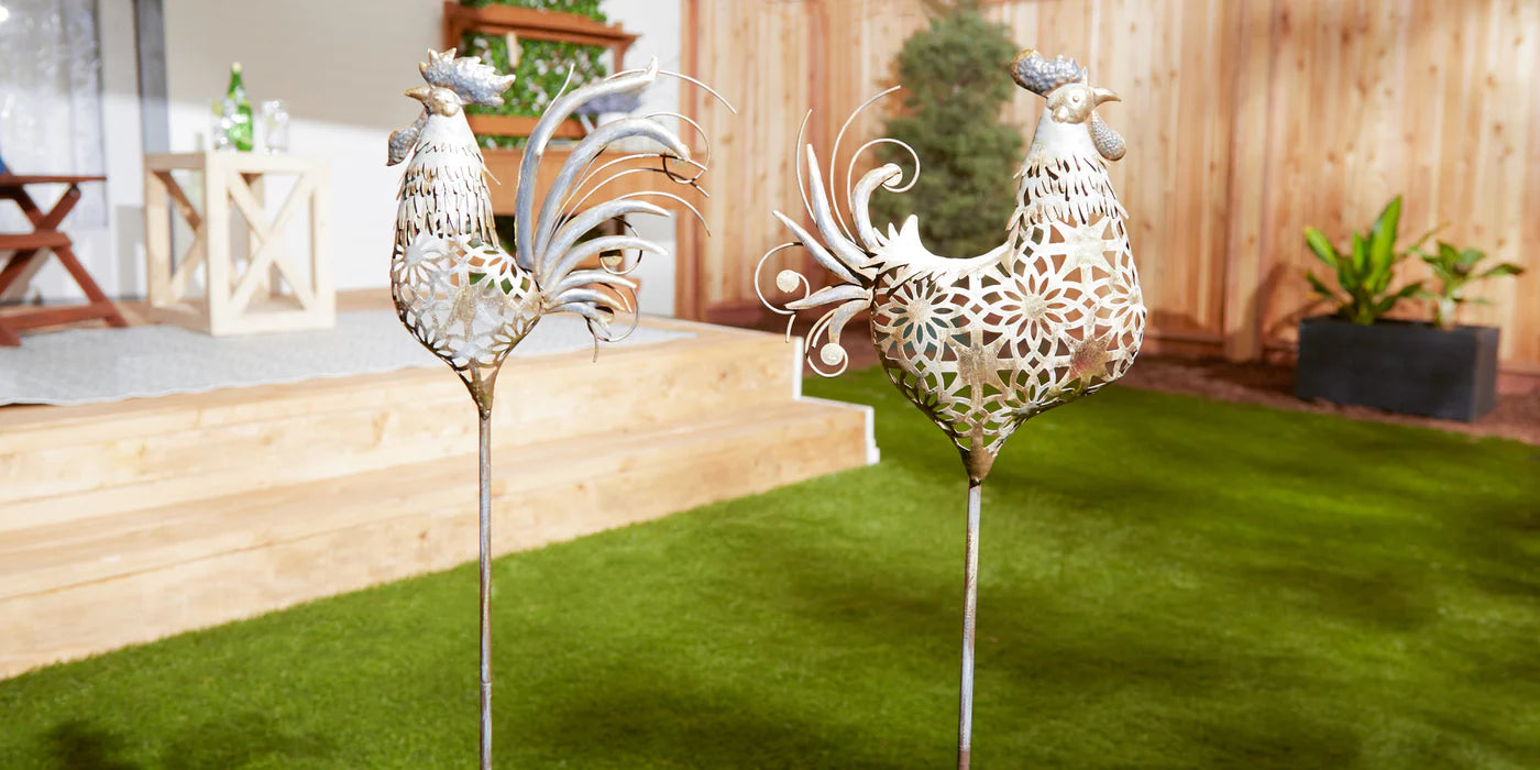 ROOSTER GARDEN STAKE | adamsbargainstore.com – Adams Bargain Store