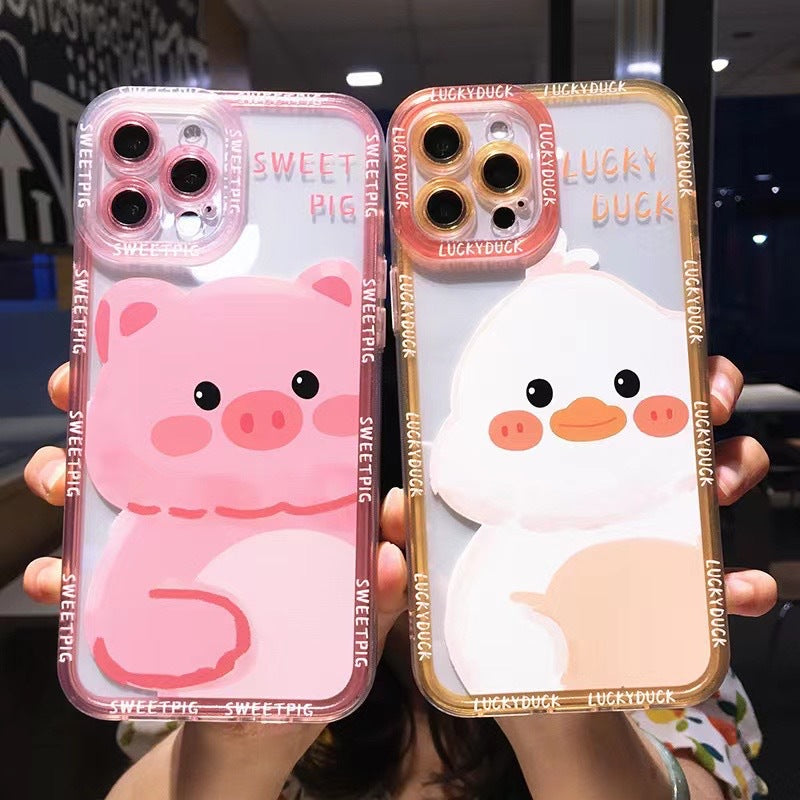 Luxury Love Heart Soft Clear Phone Case | adamsbargainstore.com – Adams ...